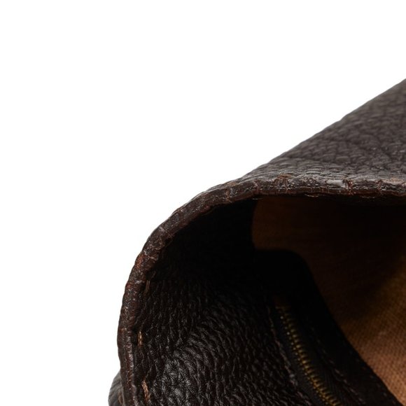 Fendi | Bags | Fendi Selleria Stitch Shoulder Bag Tote Brown Leather ...